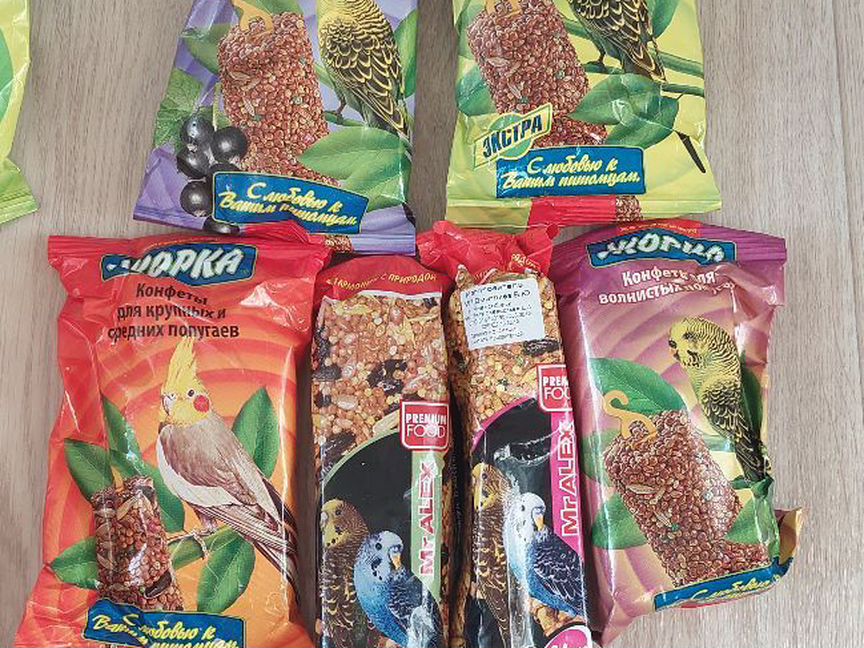 Лакомства для птиц и грызунов