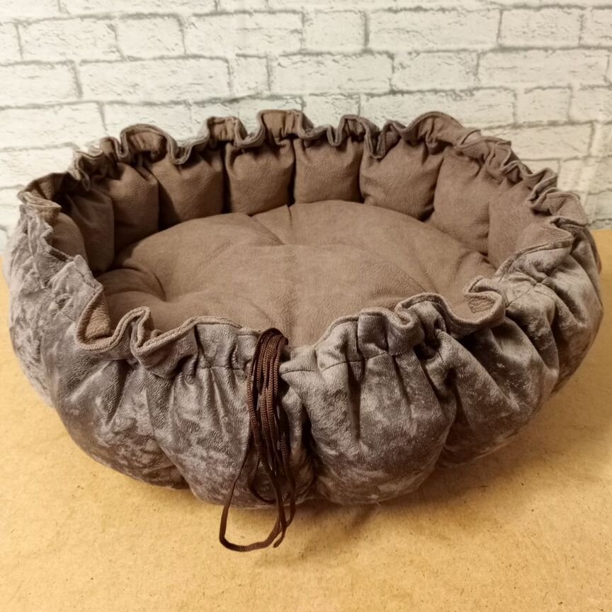 Лежанка для собак и кошек "шоколад 2"