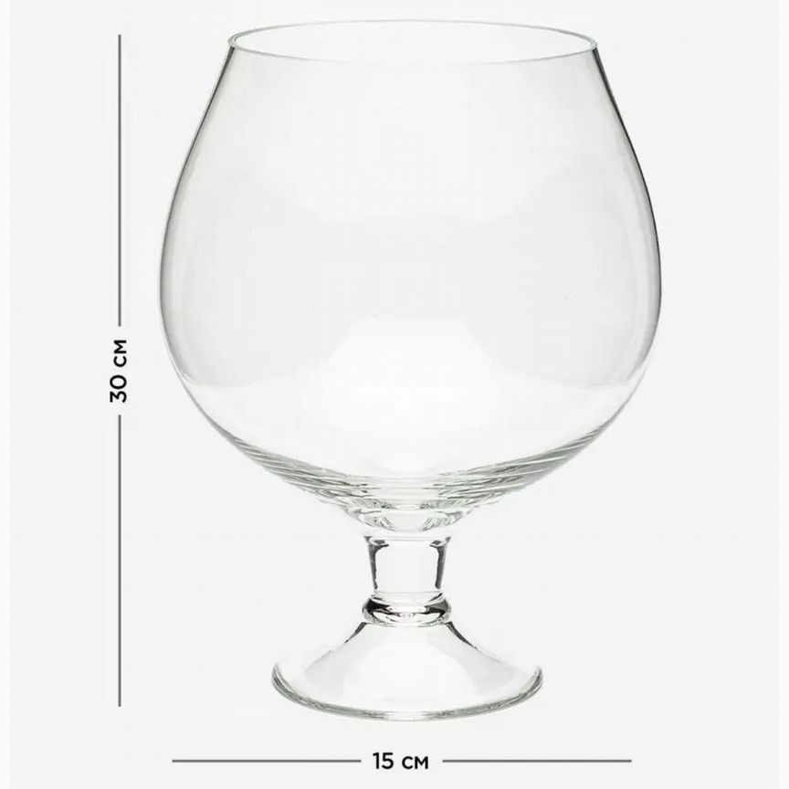 Большой бокал аквариум (5 л)