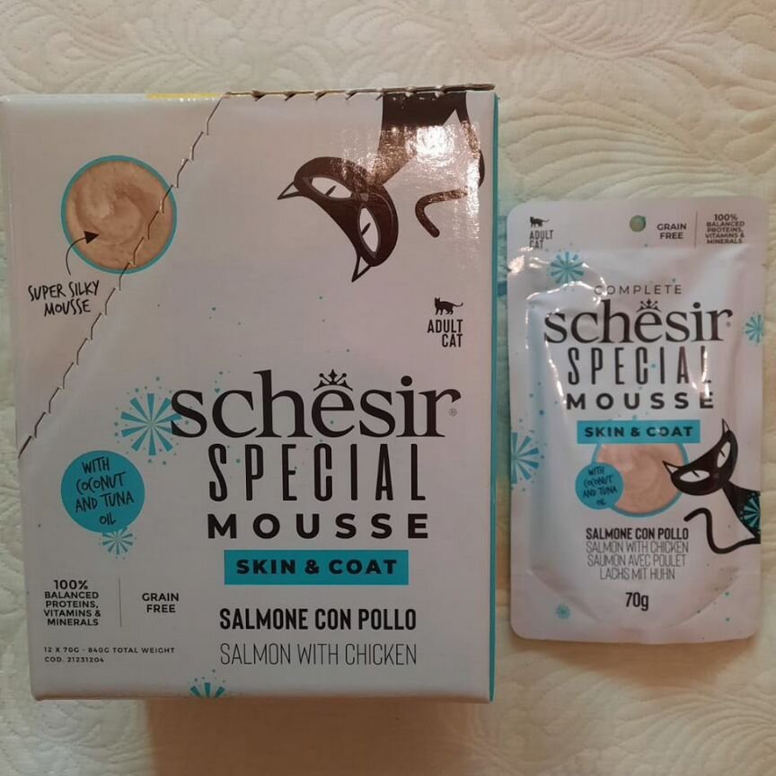 Schesir Special Skin & Coat консервы для кошек
