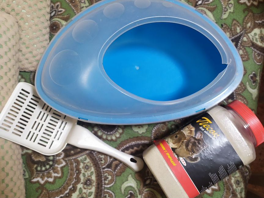 Купальня для шиншилл + песок