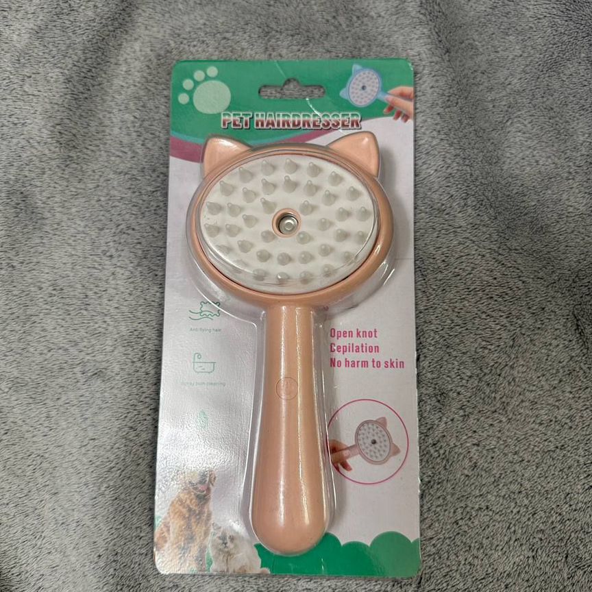 Массажная щётка со SPA для кошек и собак — мягкие