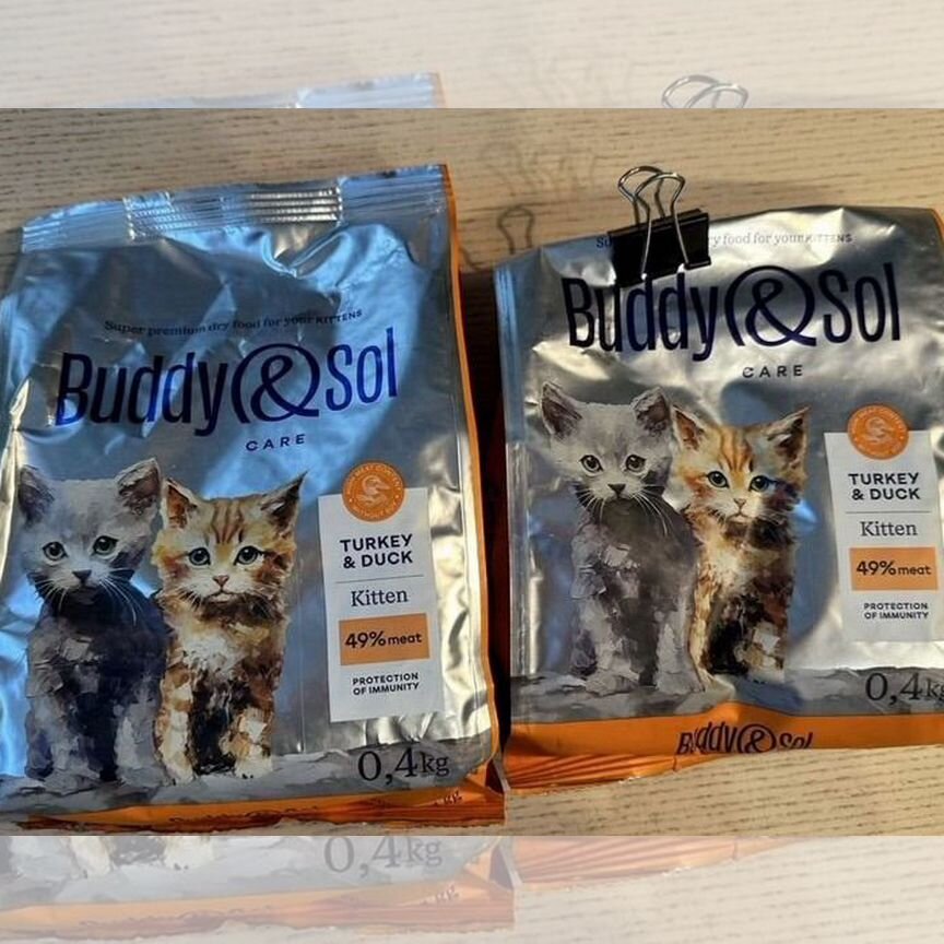 Корм для котят buddy sol супер премиум