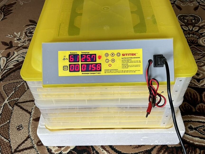 Инкубатор для яиц sititek 112 автоматический