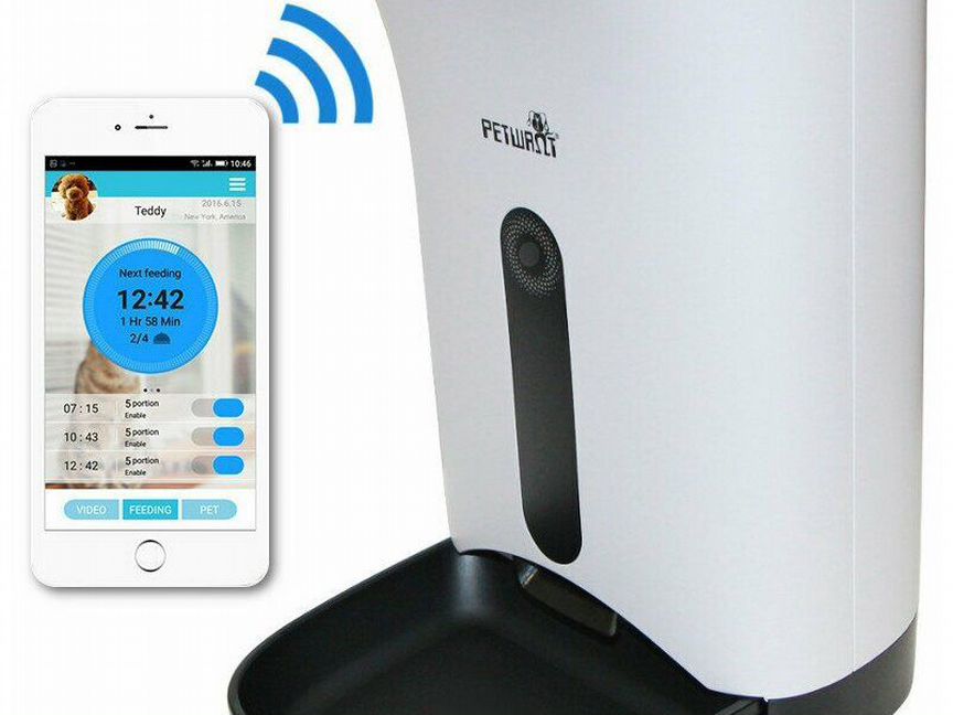 Автокормушка с камерой Petwant PF-103 новая