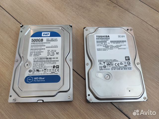 Жесткий диск 500 гб WD/Toshiba купить в Красном Селе | Электроника | Авито