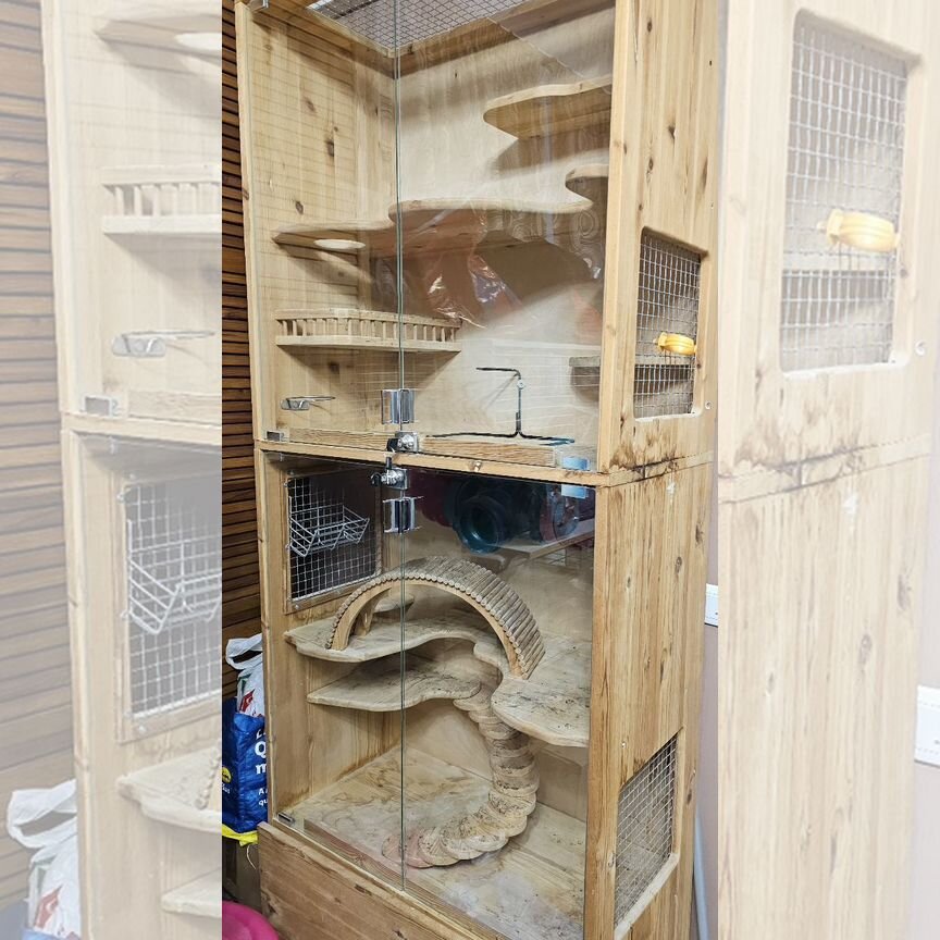 Витрина б/у для шиншиллы