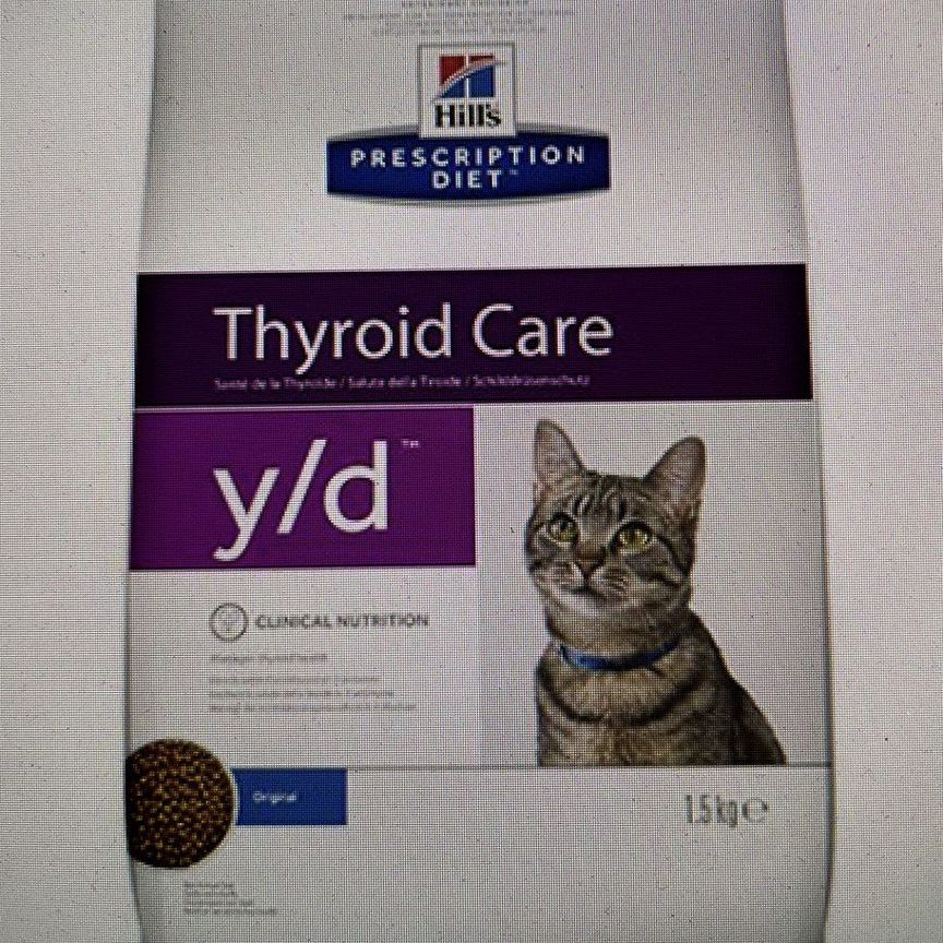 Hills Prescription Diet y\d Thyroid Care Лечебный