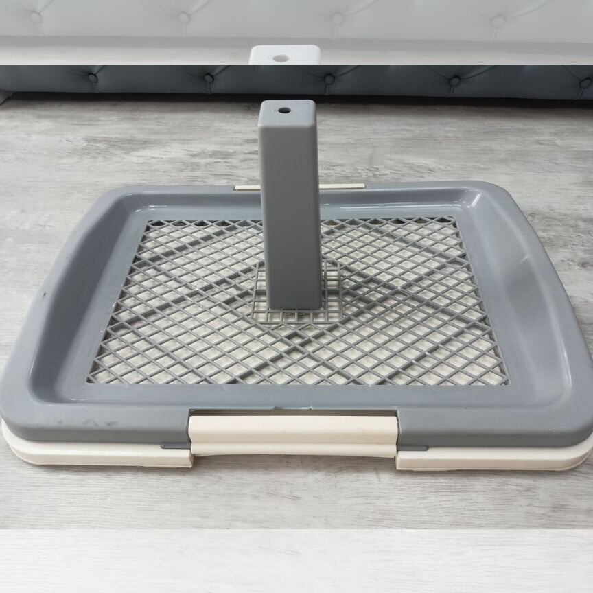 Лоток для собак со столбиком