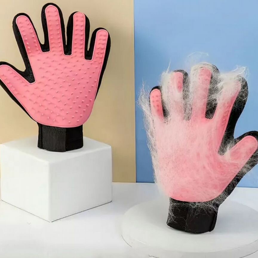 Перчатка-чесалка для животных