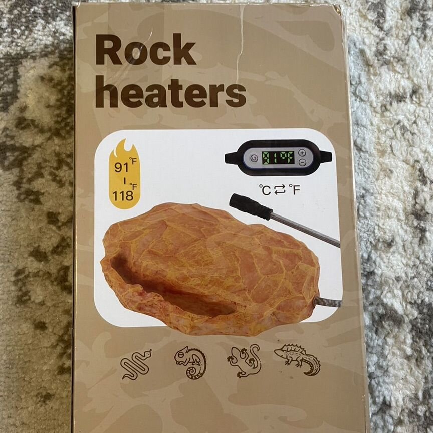 Греющий камень для рептилий