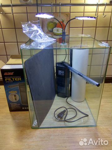 Аквариум Dennerle NanoCube 30л. Префильтр Eheim купить в Санкт ...