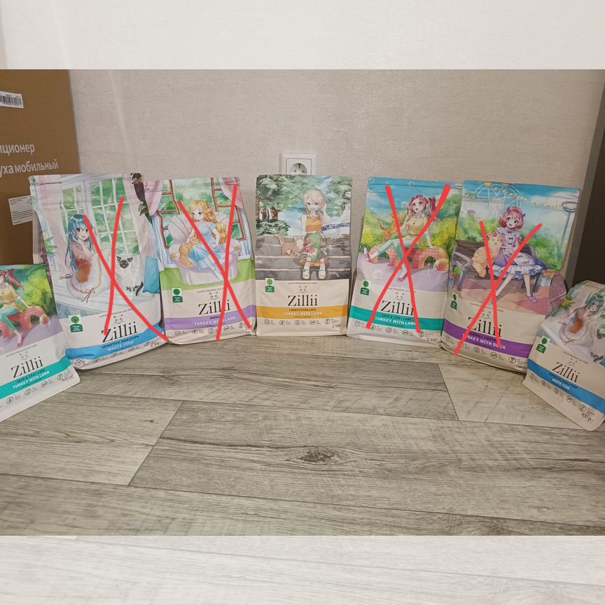 Корм для кошек Zilli 2,8кг