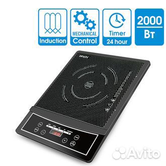 Индукционная плитка настольная Ginzzu HCI-101 купить в Москве с ...