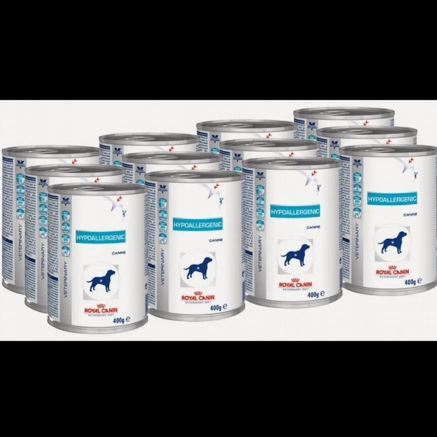 Royal Canin Hypoallergenic, для соб 12шт. х 400 г