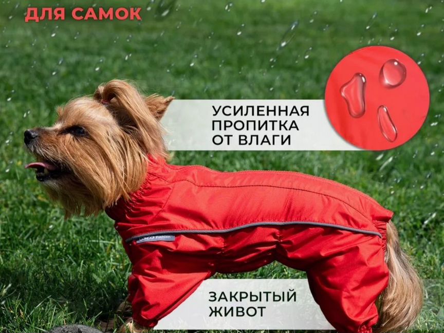 Комбинезон (дождевик) для собаки