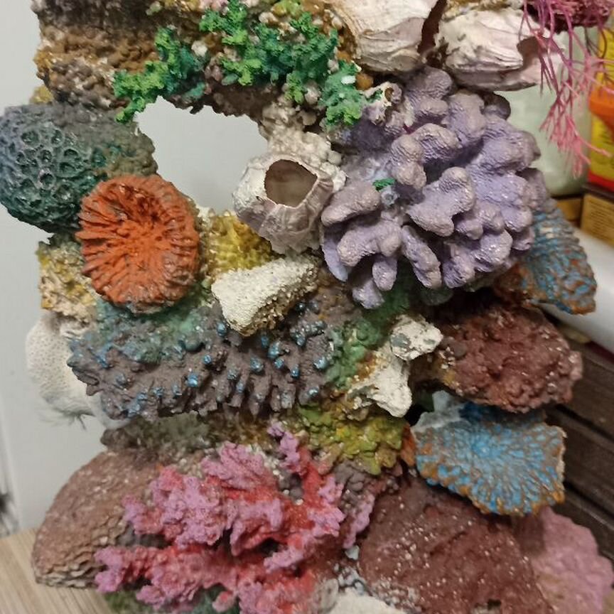 Коралловый риф - декор для аквариума новый