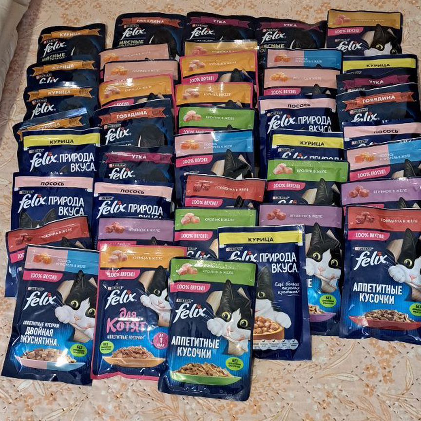 Корм для кошек феликс