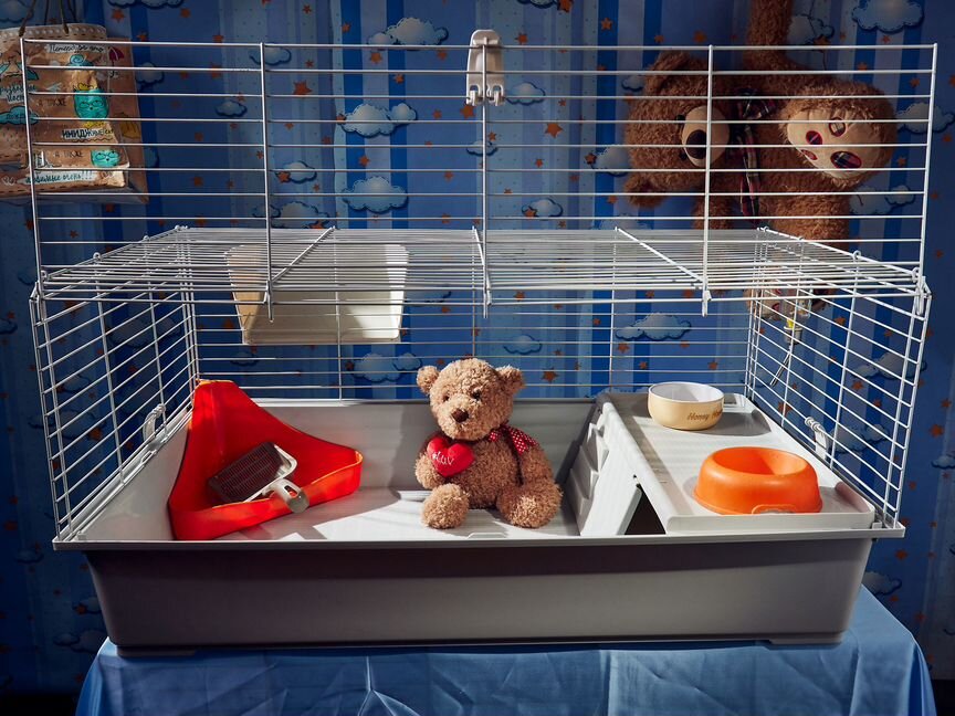 Большая клетка для мрской свинки кролика ежа