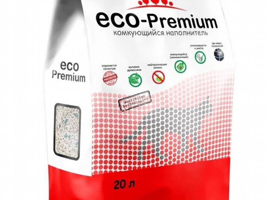 Наполнитель для кошачьего туалета ECO Premium