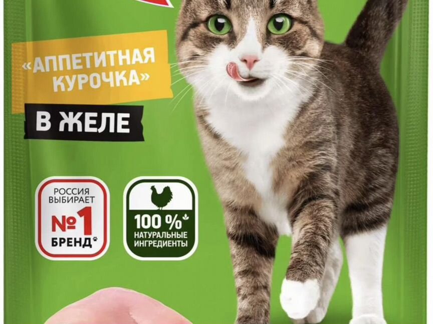 Китекет мокрый корм для кошек 85г