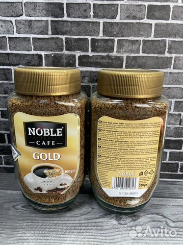 Кофе растворимый Noble cafe gold 200 гр купить в Санкт-Петербурге ...