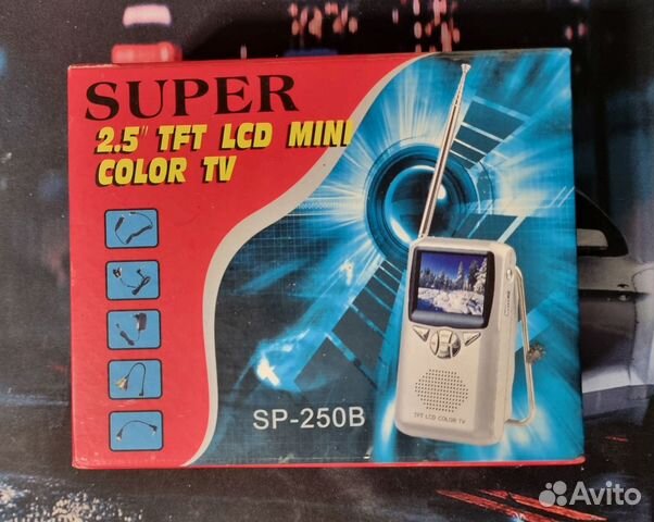 Карманный цветной ЖК телевизор Super SP-250B купить в Екатеринбурге ...