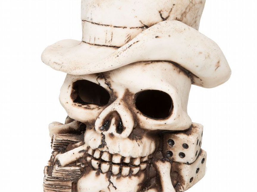 Грот Череп в шляпе 105*115*110 мм