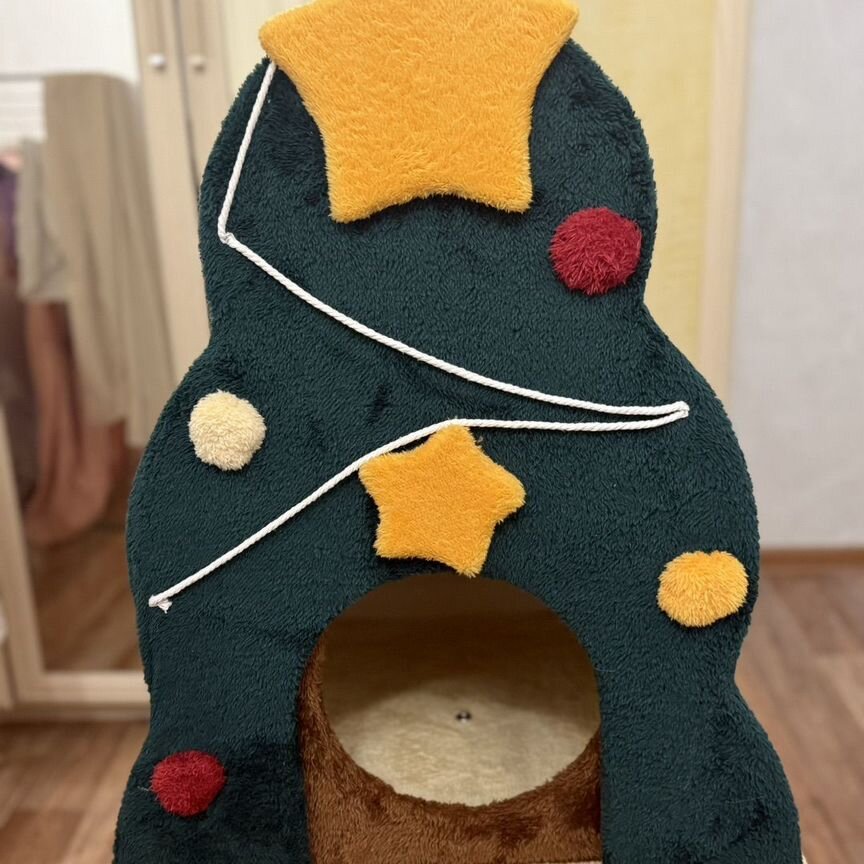 Домик для кошки с когтеточкой