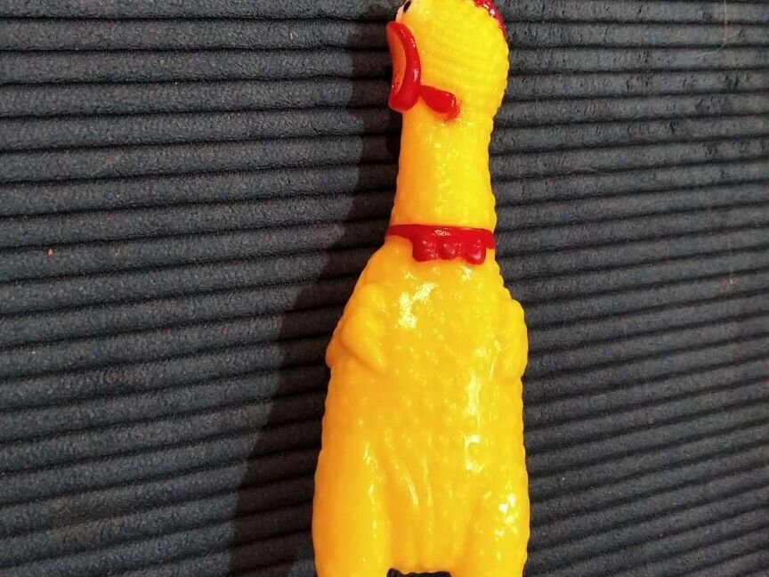 Игрушка для собак пищащая Курица новая