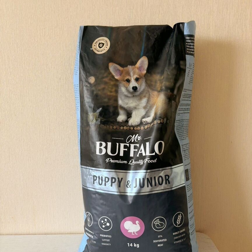 Сухой корм Mr.Buffalo puppy & junior