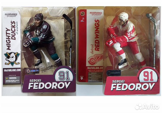 Фигурки хоккеистов NHL - Сергей Федоров купить в Москве | Хобби и отдых ...