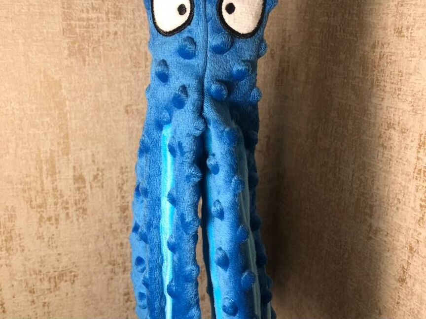 Игрушки для собак Осьминог с пищалкой и шуршалкой