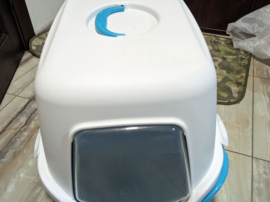 Кошачий лоток закрытый