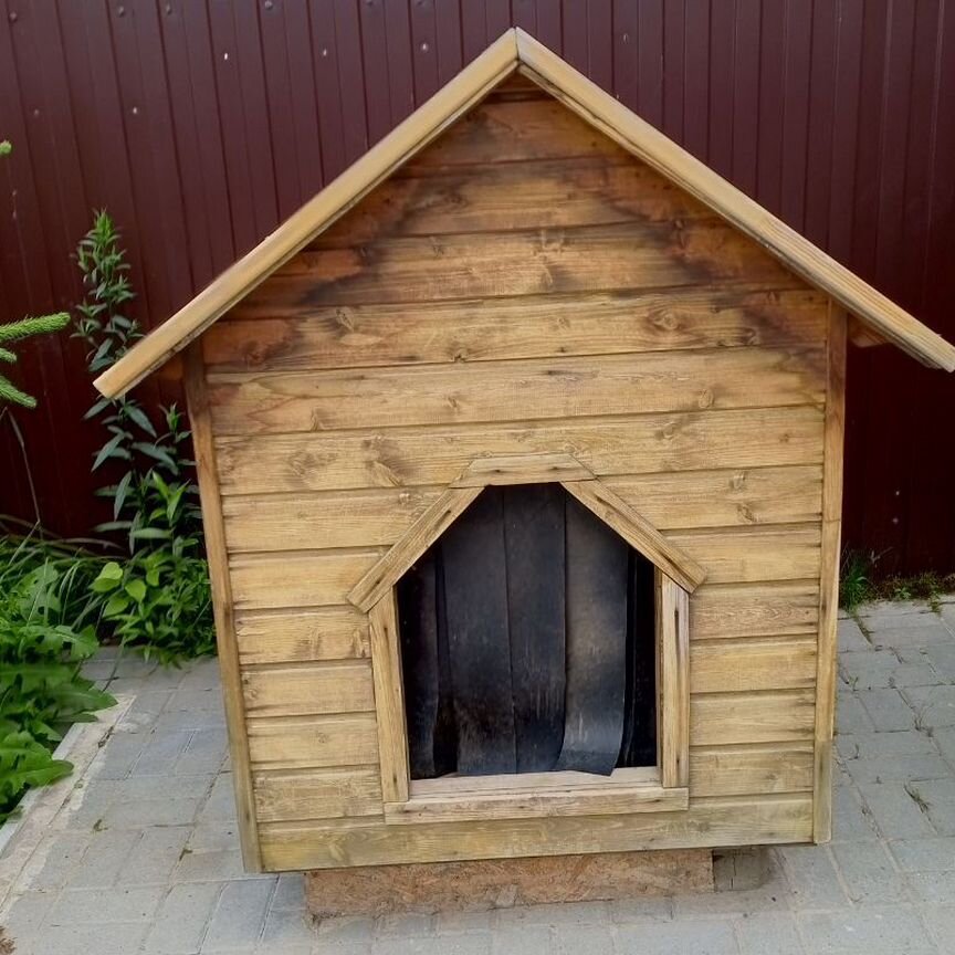 Будка для крупной собаки утепленная