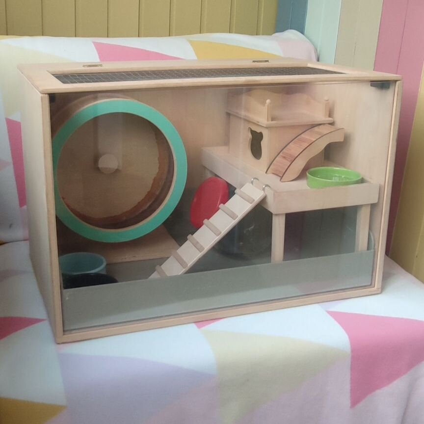 Клетка витрина для хомяка грызуна