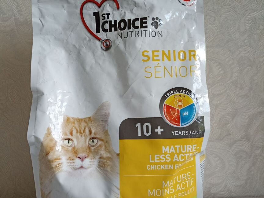 Сухой корм для пожилых кошек 1st Choice
