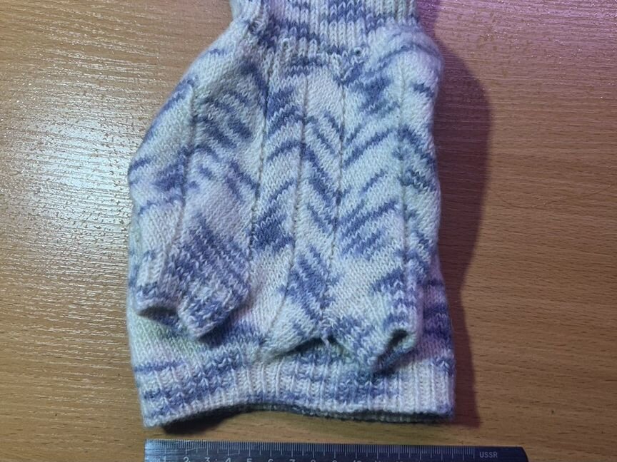 Шерстяная вязаная кофта свитер для сбоаки/кошки