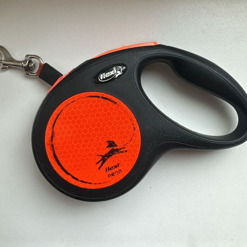 Поводок рулетка flexi neon 5м