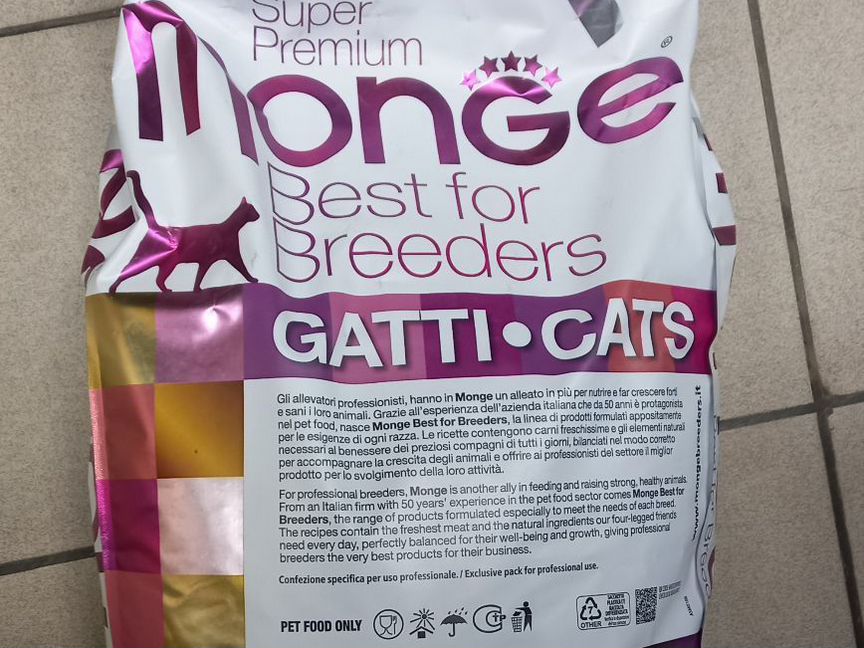 Monge Cat PFB Urinary сухой корм для кошек 10кг