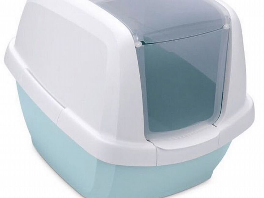 Большой закрытый лоток туалет для кошек