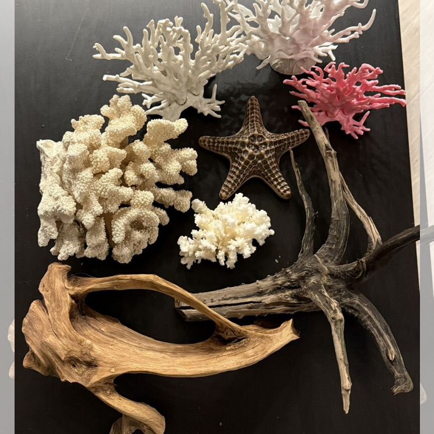 Декорации для аквариума / коряга / кораллы