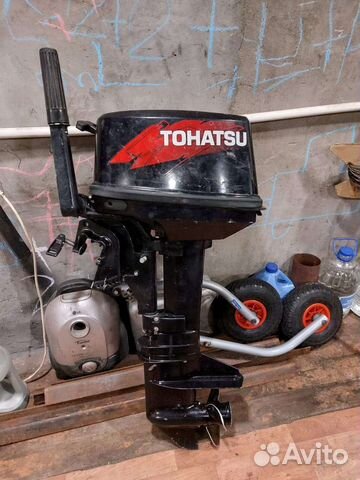 Лодочный мотор tohatsu 9.8 купить в Полярных Зорях | Транспорт | Авито
