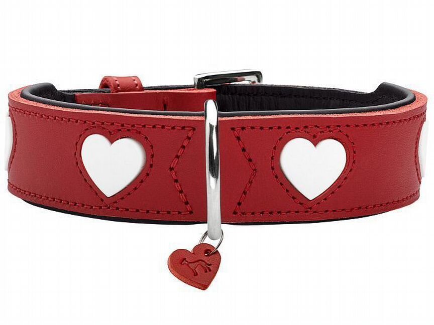 Hunter ошейник для собак Love XL (61-68 см) натура