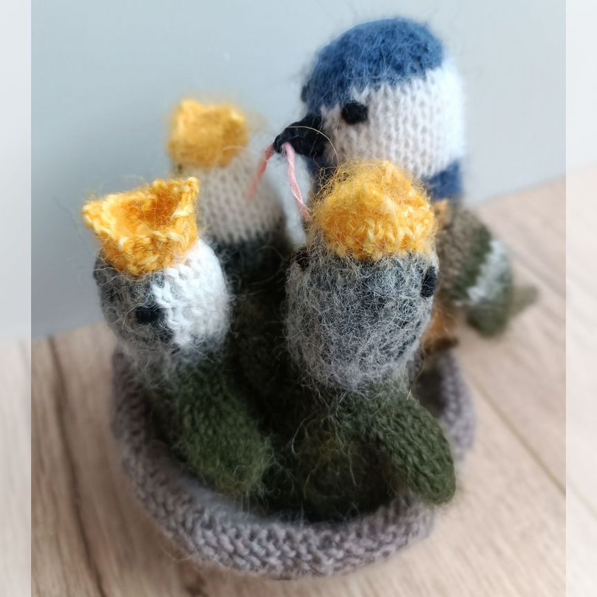 Вязаные птички