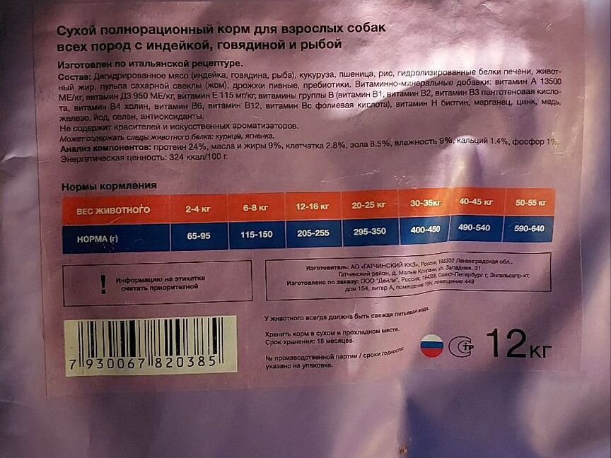 Dailydog. Сухой корм для собак с индейкой и рыбой