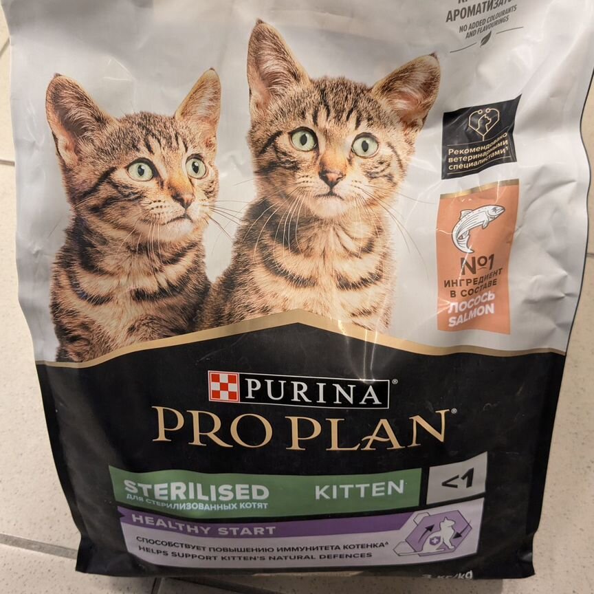 Сухой корм для кошек proplan kitten