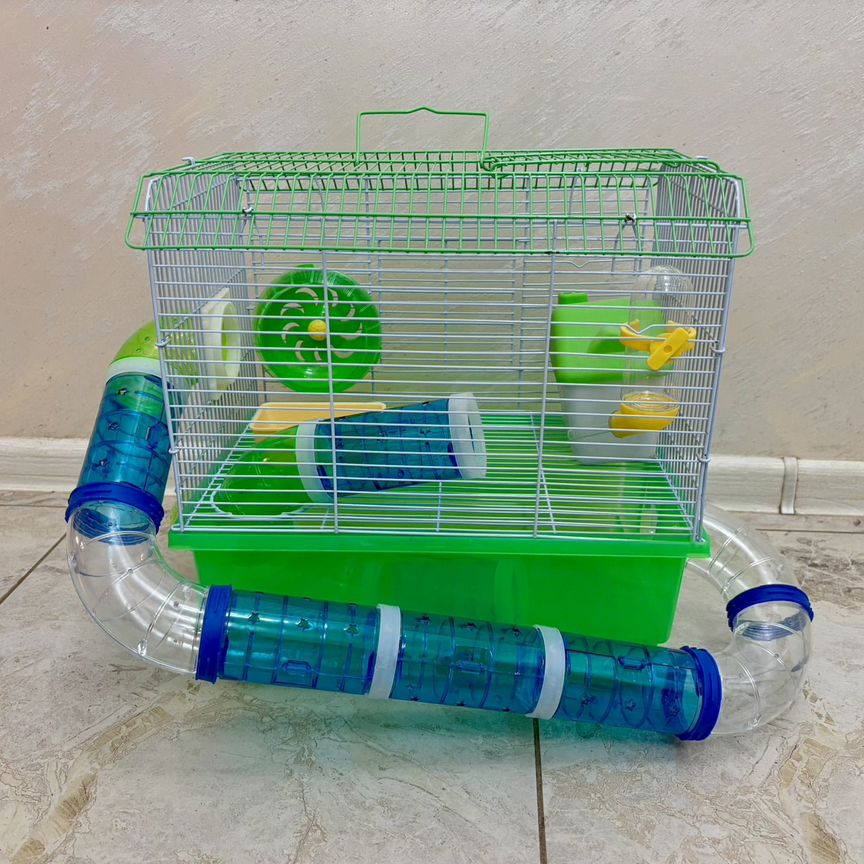 Клетка для хомяка с туннелями