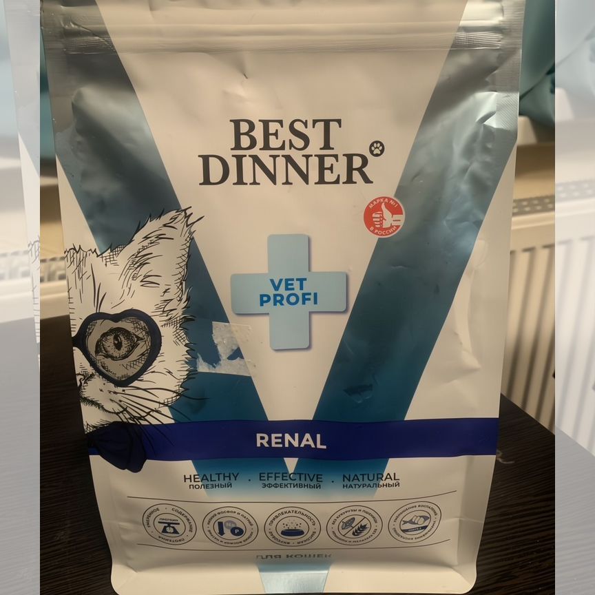 Корм для кошек best dinner renal