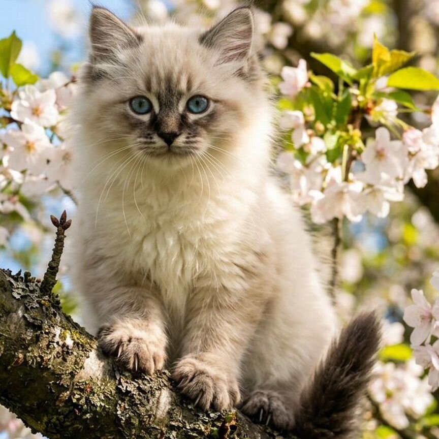 Невский маскарадный котёнок